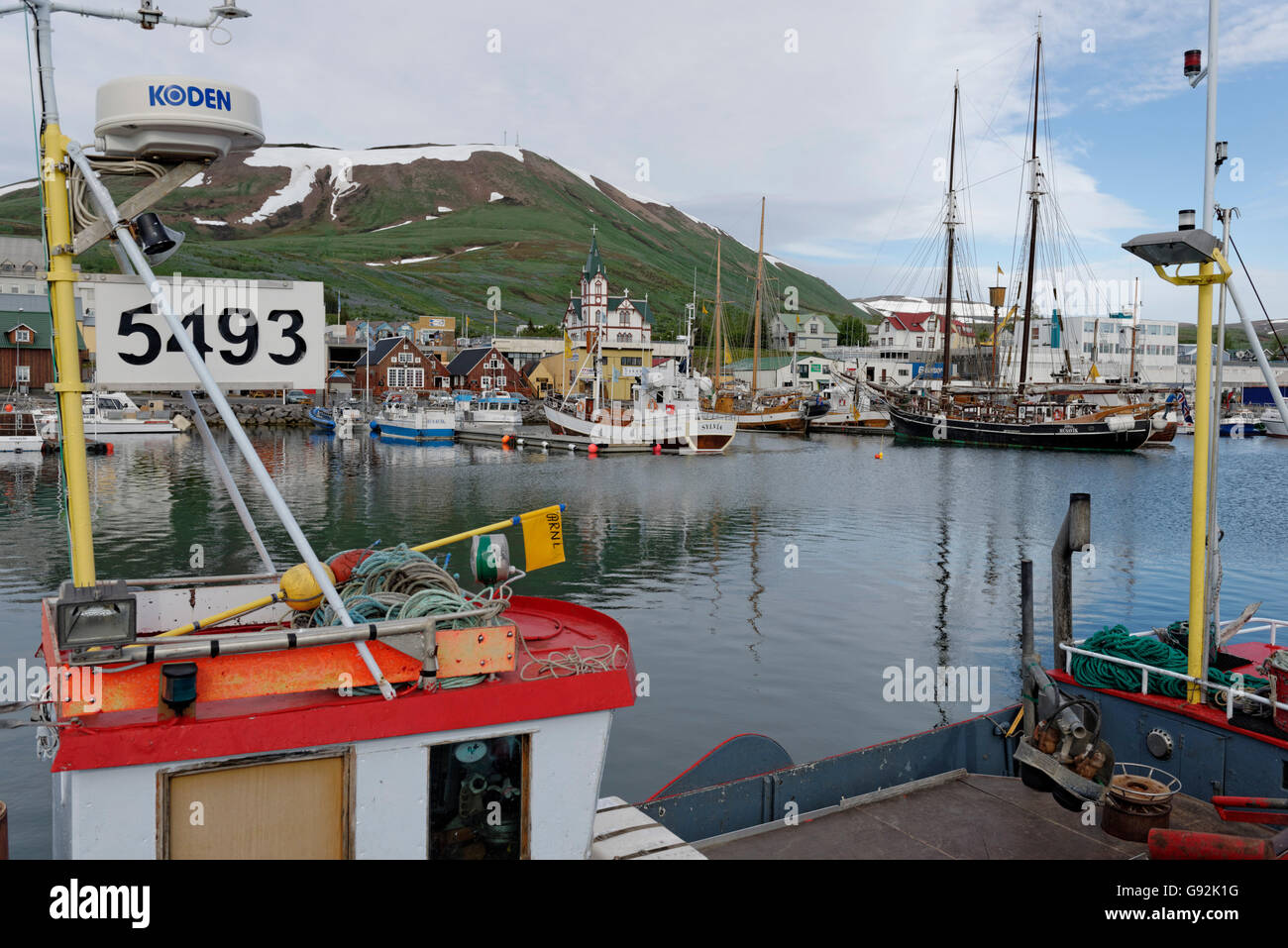 Husavik Harbour Stock Photos & Husavik Harbour Stock Images - Alamy