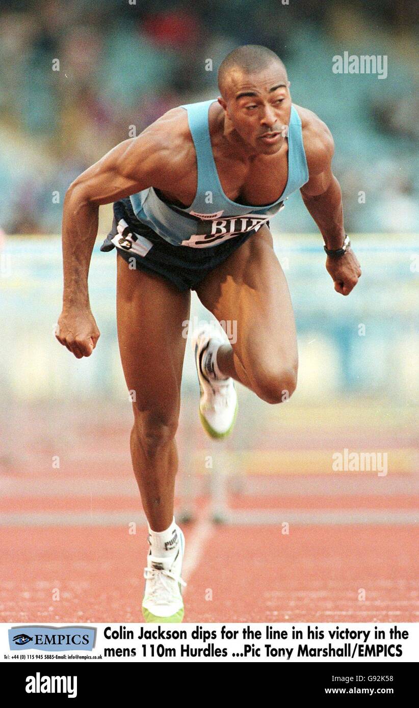 Victory for colin jackson hi-res stock photography and images - Alamy