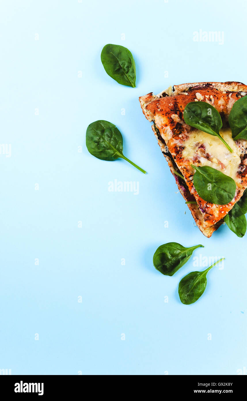 Pizza triangle hi-res stock photography and images - Alamy