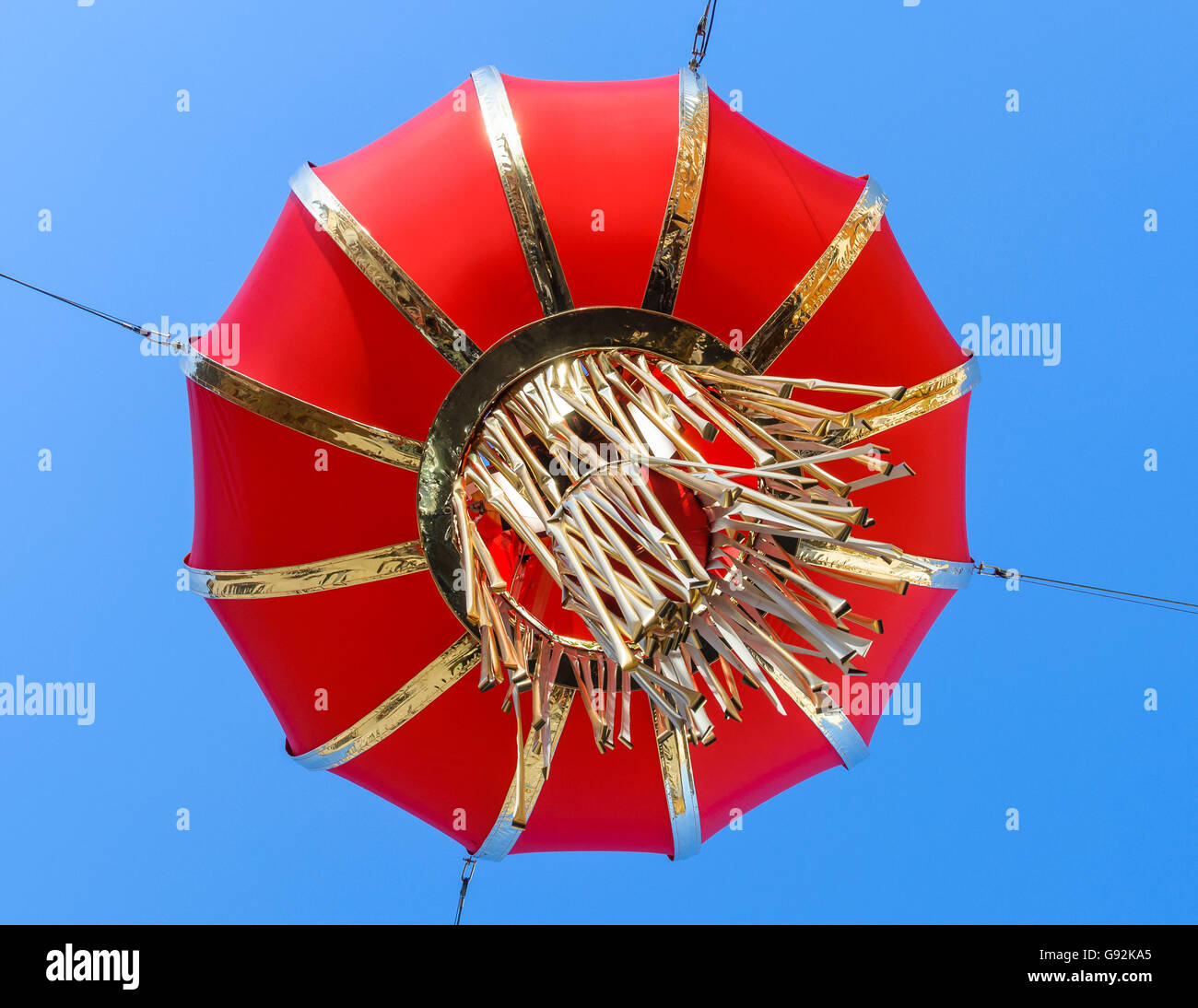 Red blue lantern hi-res stock photography and images - Alamy