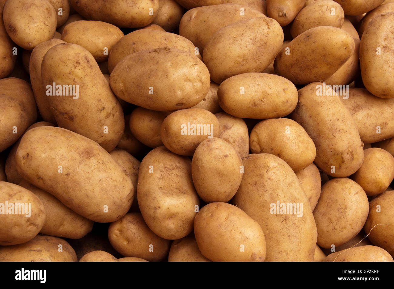 Crop of Farm Potatoes Texture Stock Photo - Alamy