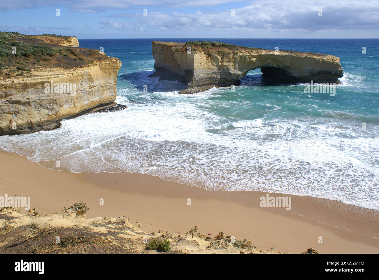 London Arch, Great Ocean Road, Victoria formerly London Bridge Stock ...