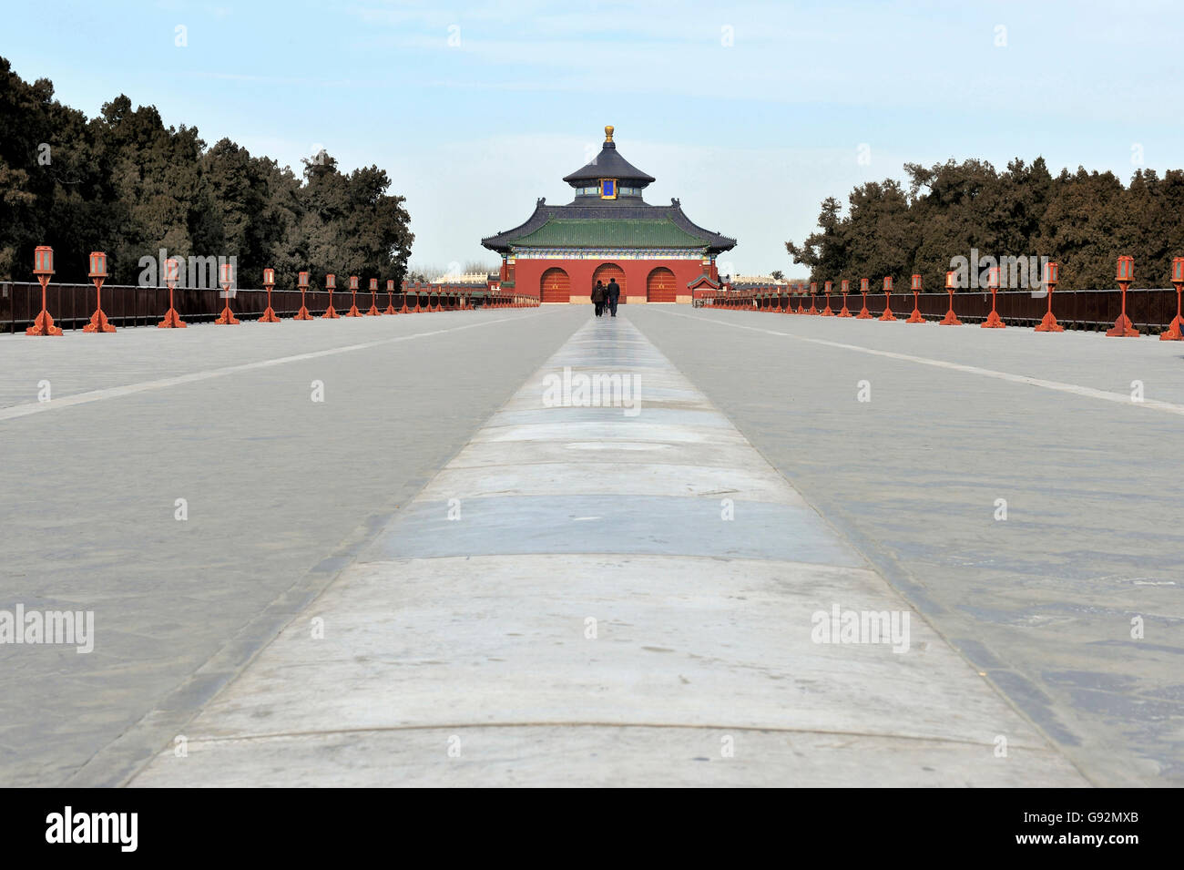 Danbi bridge in the Temple of Heaven in Beijing, China Stock Photo - Alamy