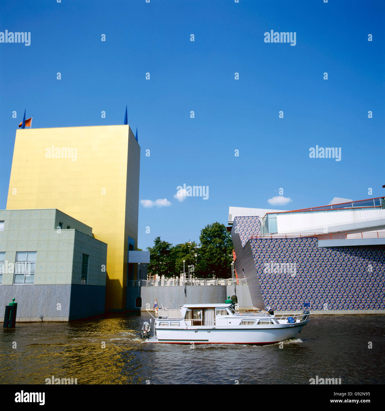 The Groninger Museum in the city of Groningen in Holland Stock Photo ...