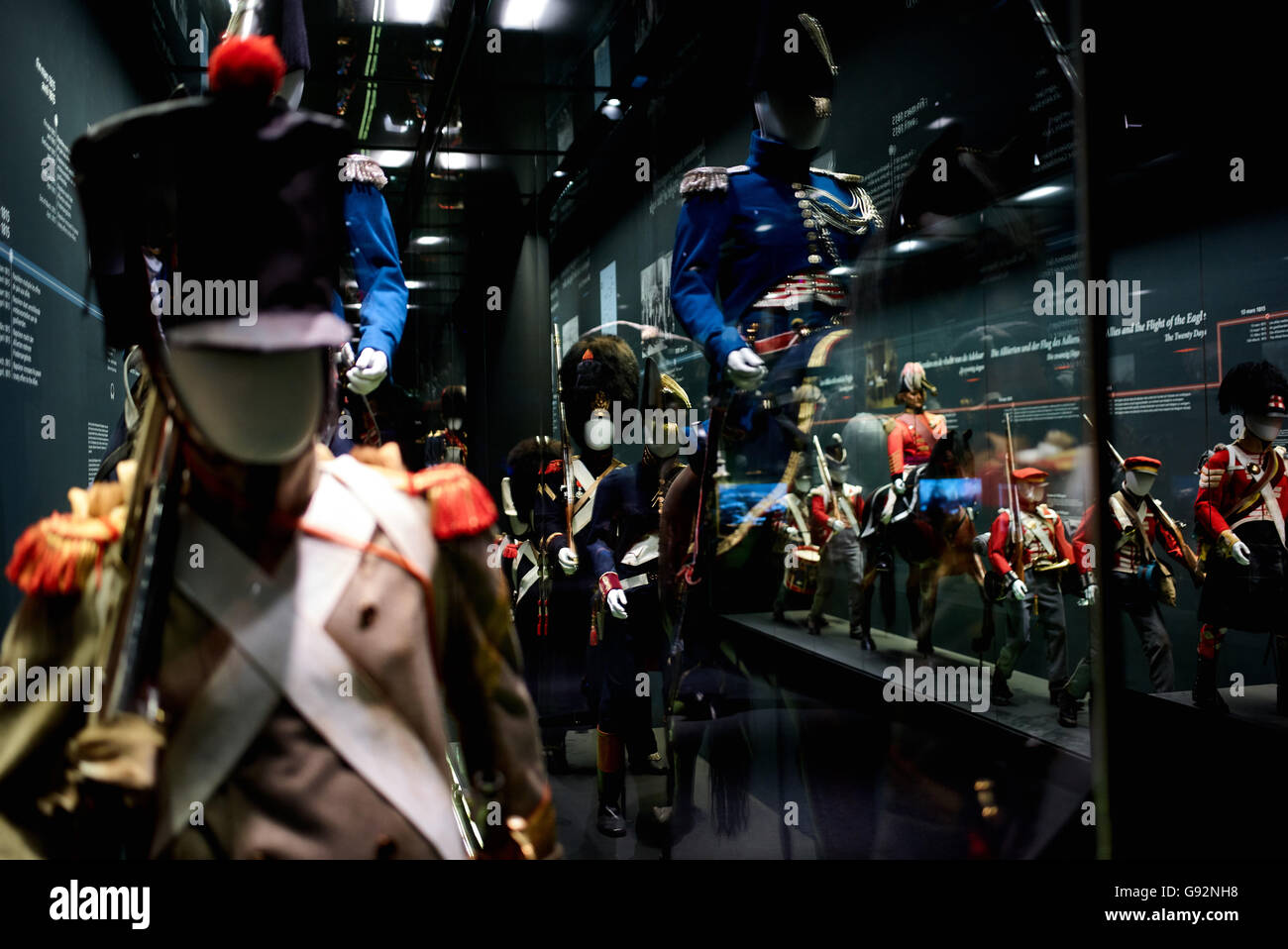 Memorial of the battle of Waterloo visitor centre Stock Photo - Alamy