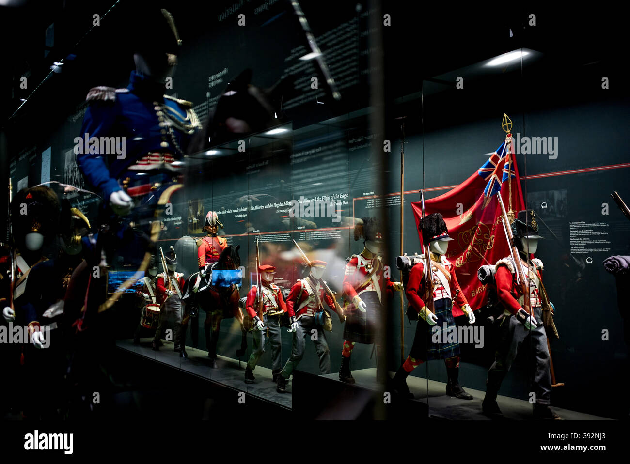 Memorial of the battle of Waterloo visitor centre Stock Photo - Alamy