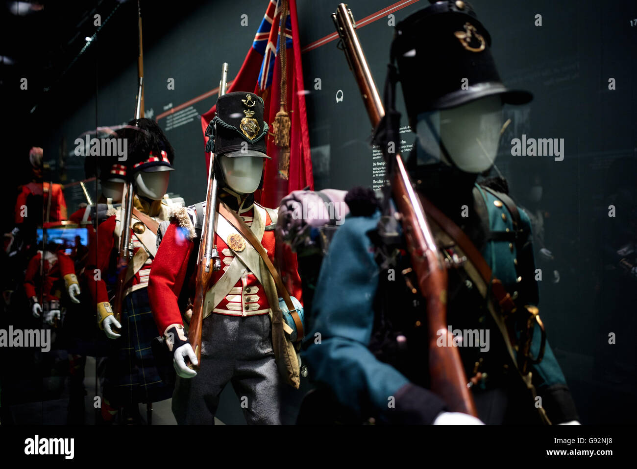 Memorial of the battle of Waterloo visitor centre Stock Photo - Alamy