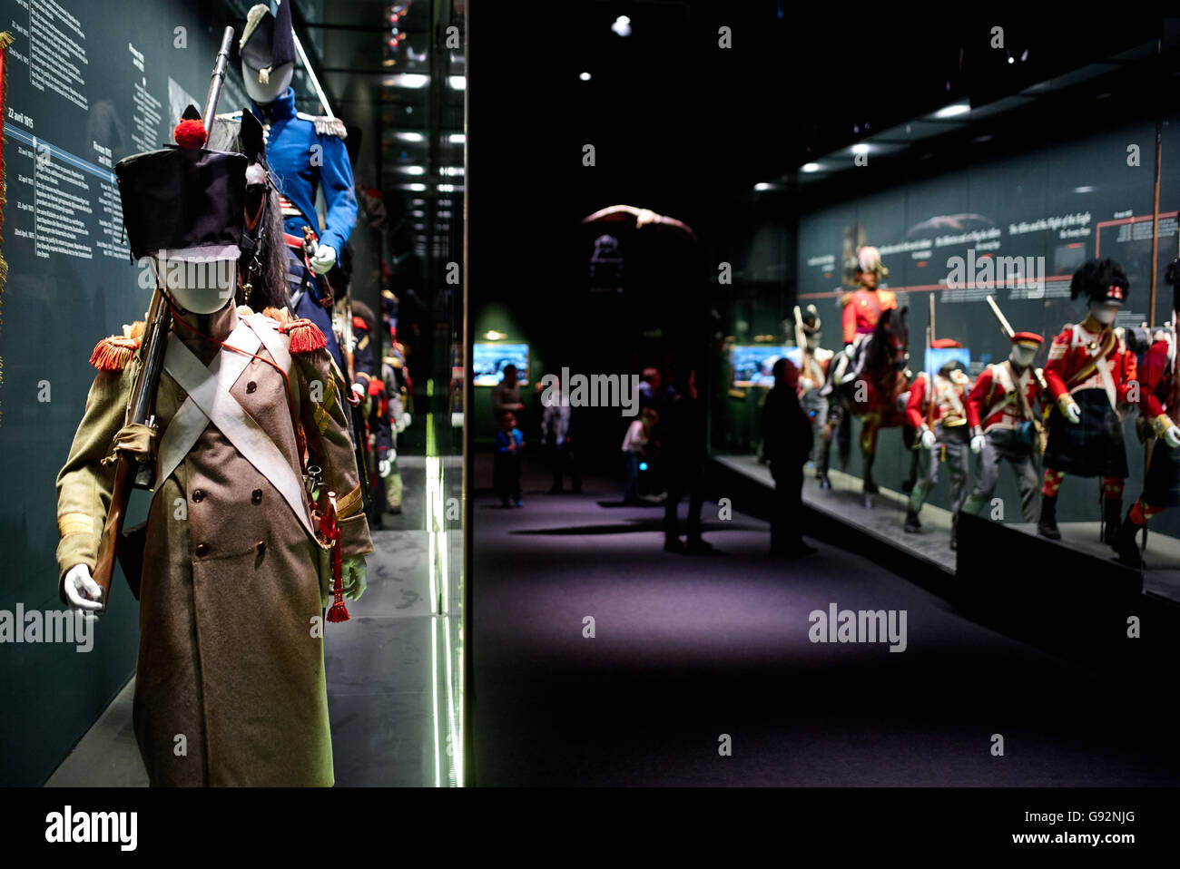 Memorial of the battle of Waterloo visitor centre Stock Photo - Alamy