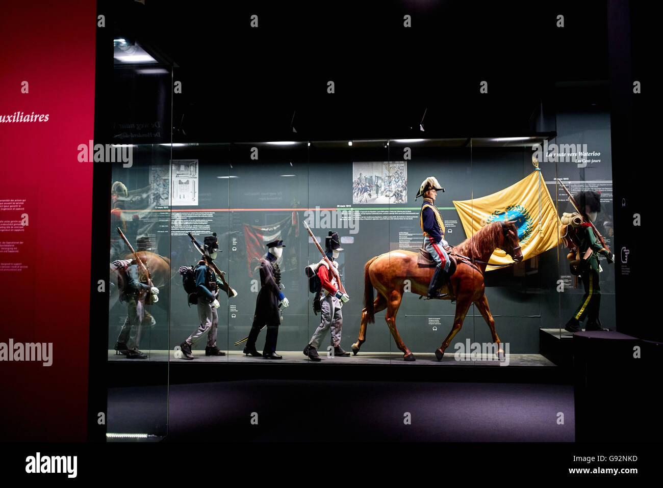 Memorial of the battle of Waterloo visitor centre Stock Photo - Alamy