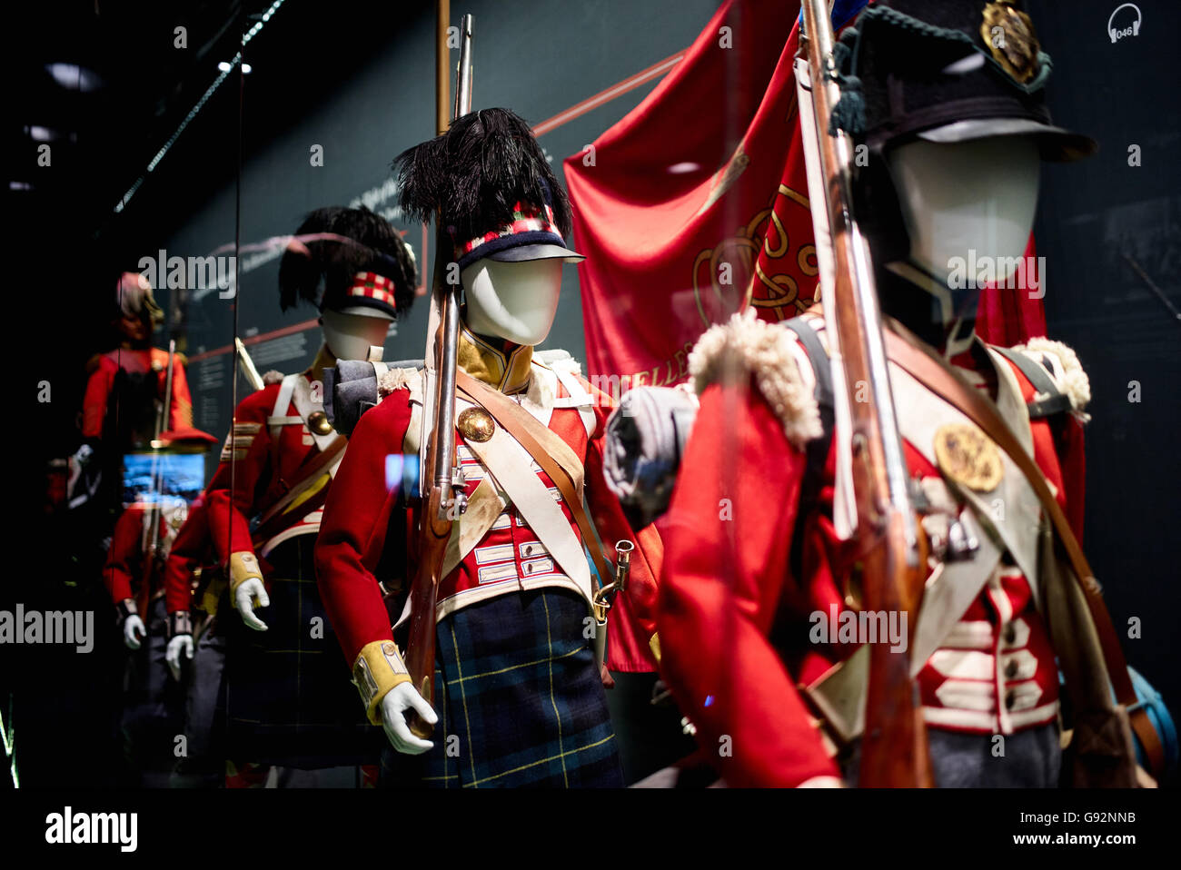 Memorial of the battle of Waterloo visitor centre Stock Photo - Alamy