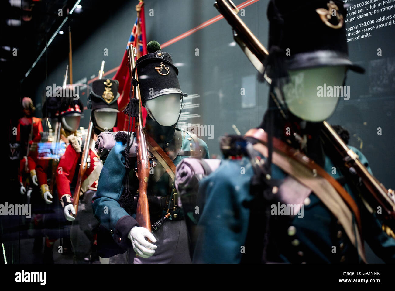 Memorial of the battle of Waterloo visitor centre Stock Photo - Alamy