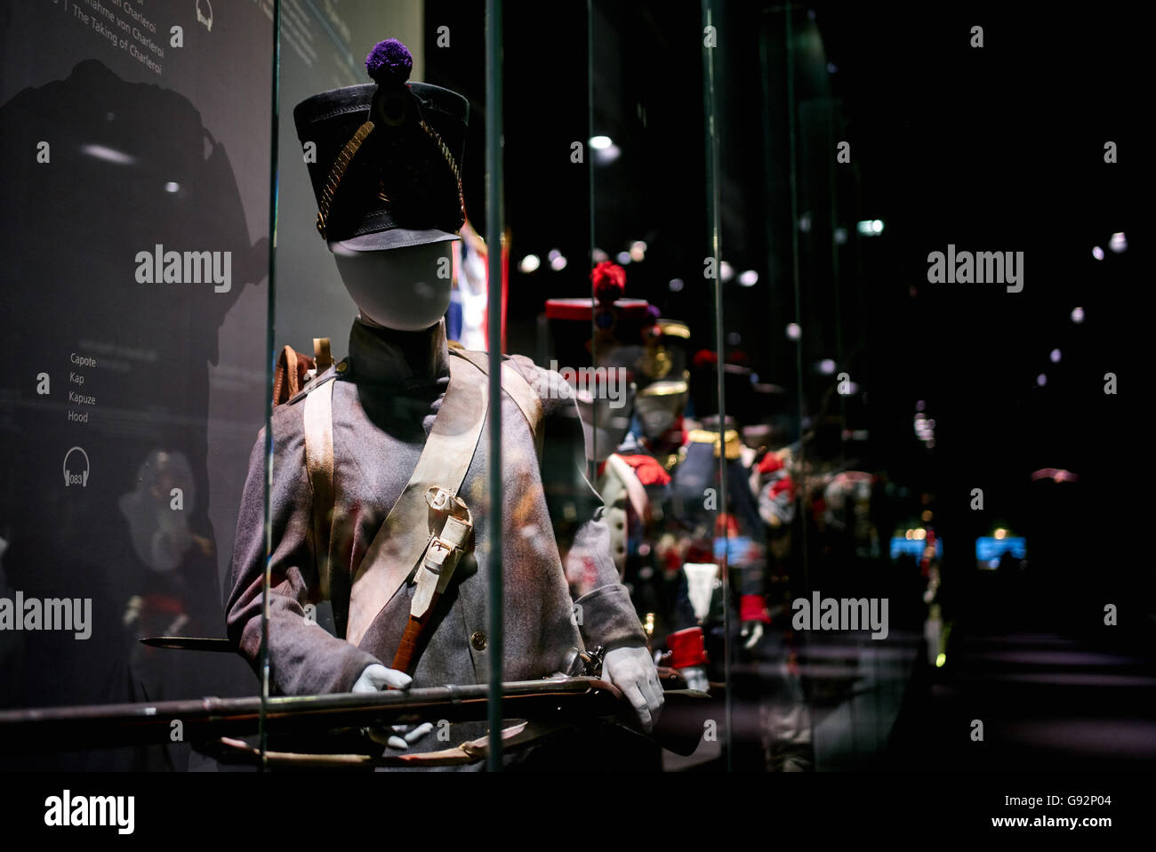 Memorial of the battle of Waterloo visitor centre Stock Photo - Alamy
