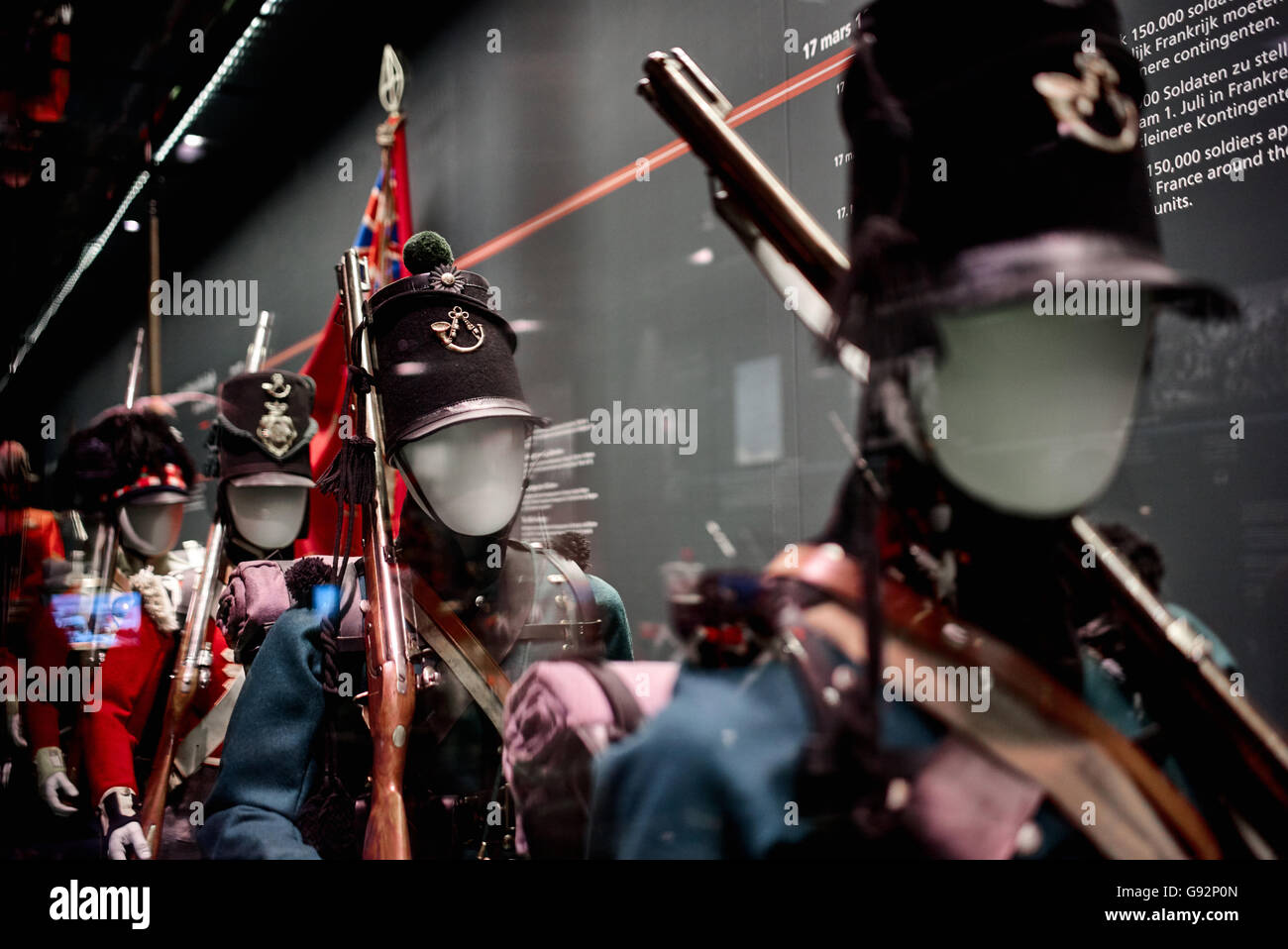 Memorial of the battle of Waterloo visitor centre Stock Photo - Alamy