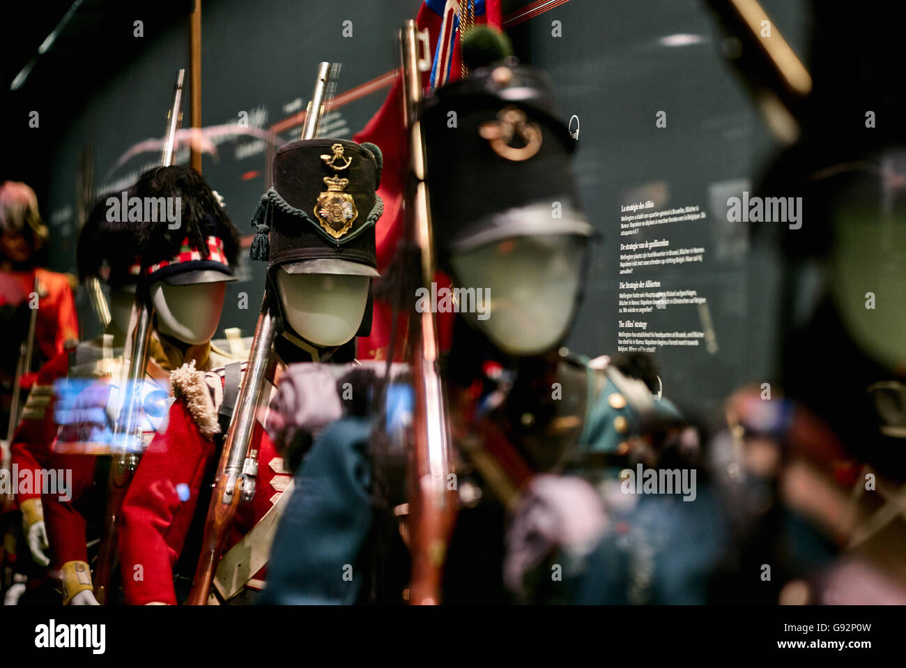Memorial of the battle of Waterloo visitor centre Stock Photo - Alamy