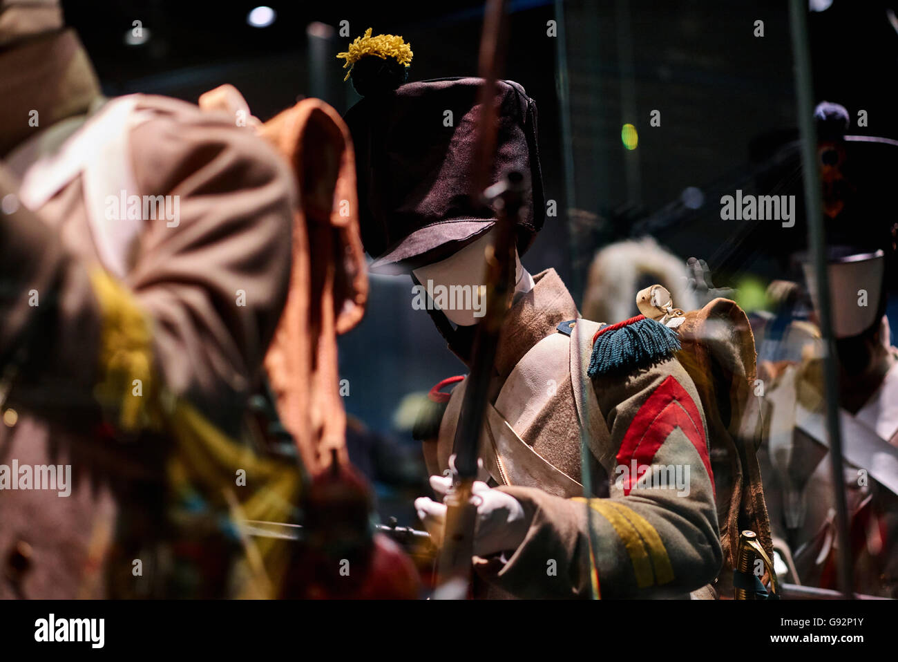 Memorial of the battle of Waterloo visitor centre Stock Photo - Alamy