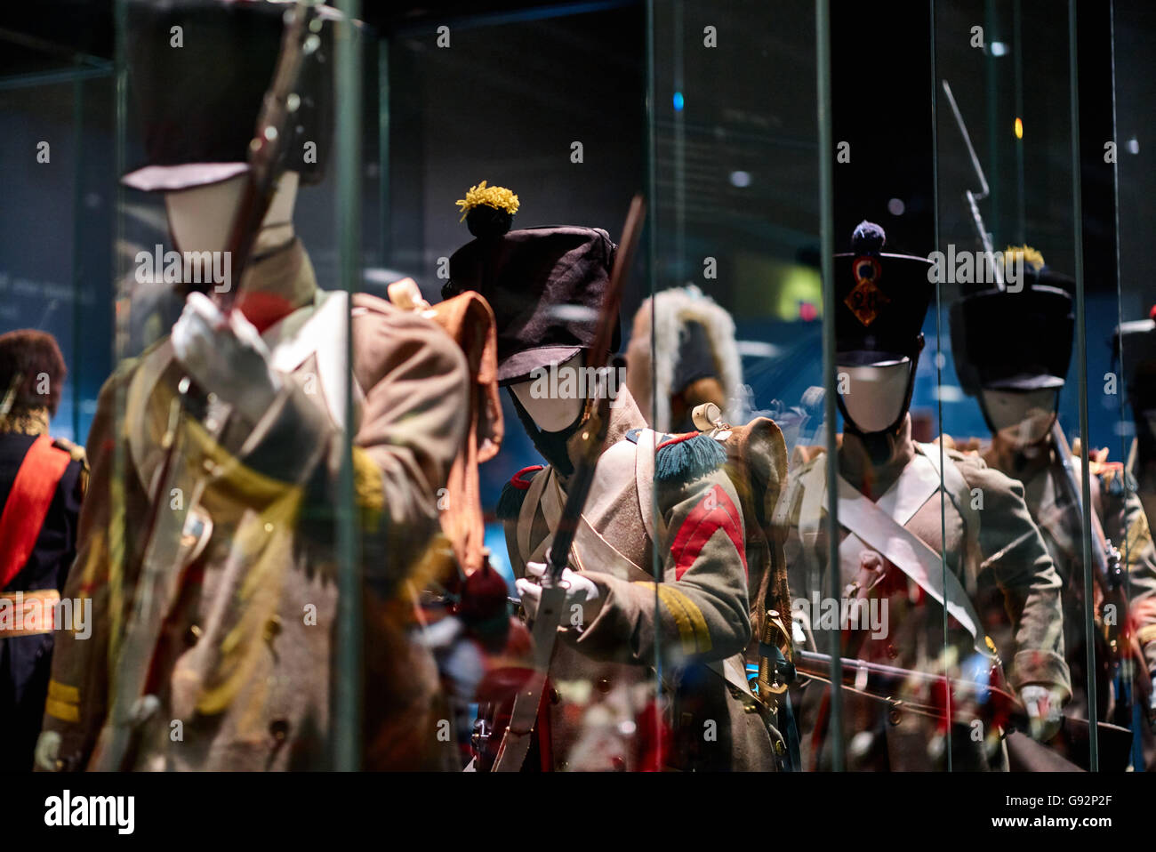 Memorial of the battle of Waterloo visitor centre Stock Photo - Alamy