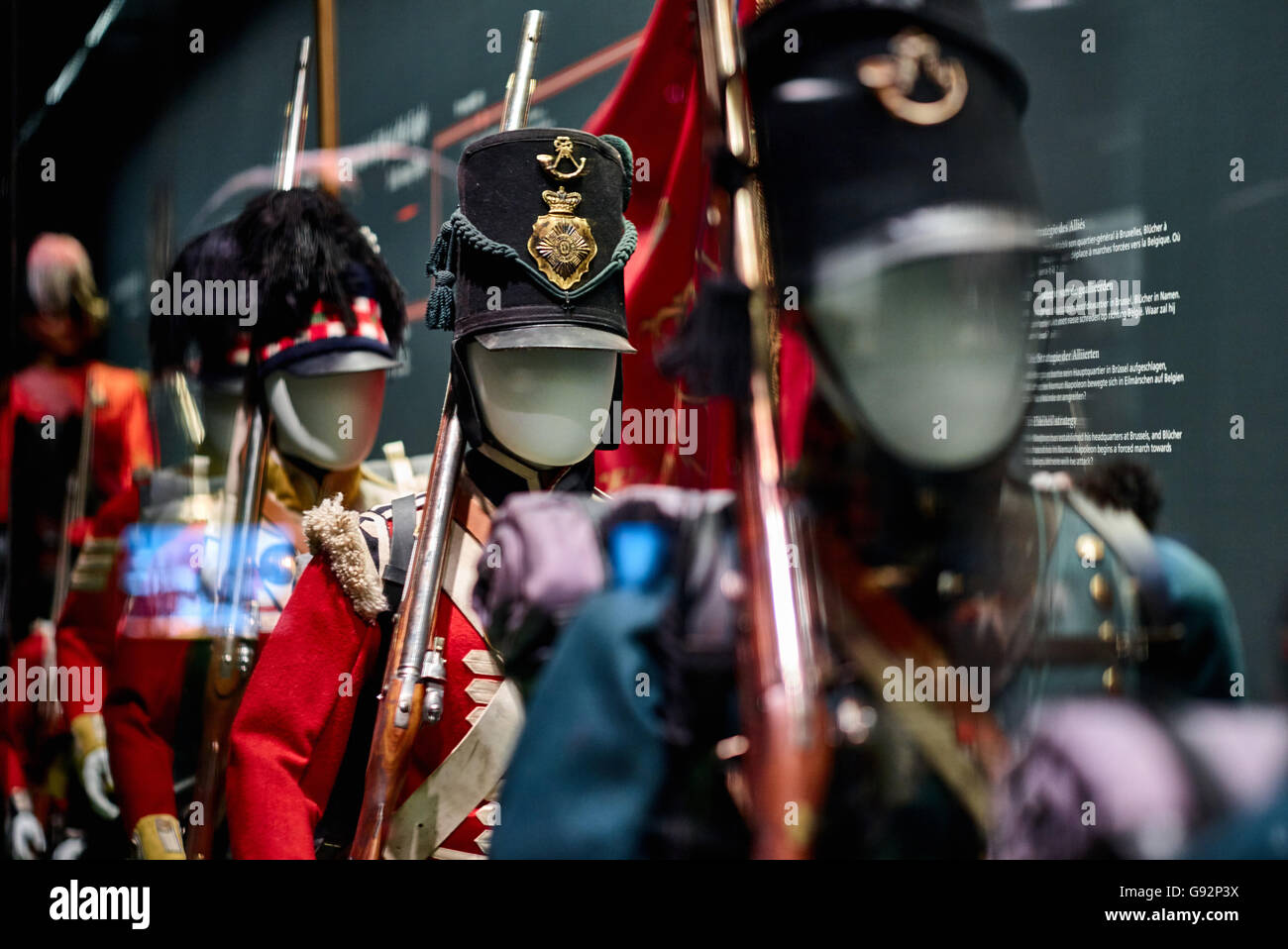 Memorial of the battle of Waterloo visitor centre Stock Photo - Alamy