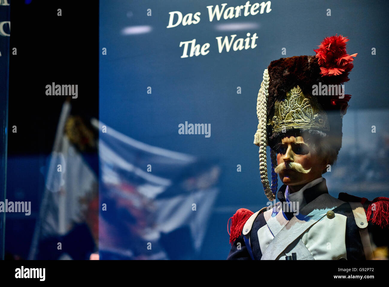 Memorial of the battle of Waterloo visitor centre Stock Photo - Alamy