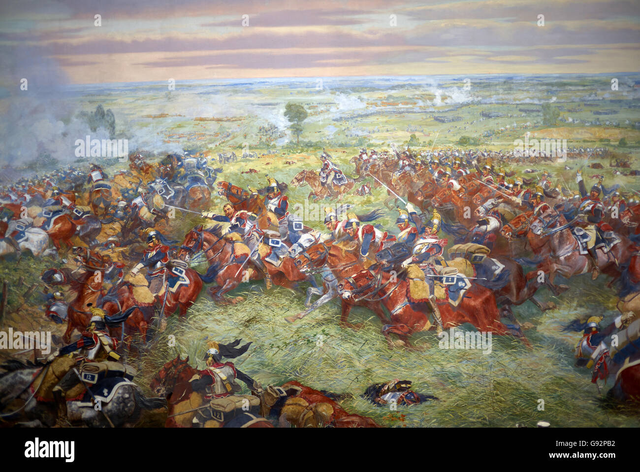 Battle Of Waterloo Painting Stock Photos & Battle Of Waterloo Painting ...