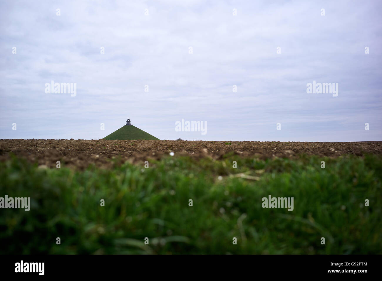 Memorial of the battle of Waterloo visitor centre Stock Photo - Alamy