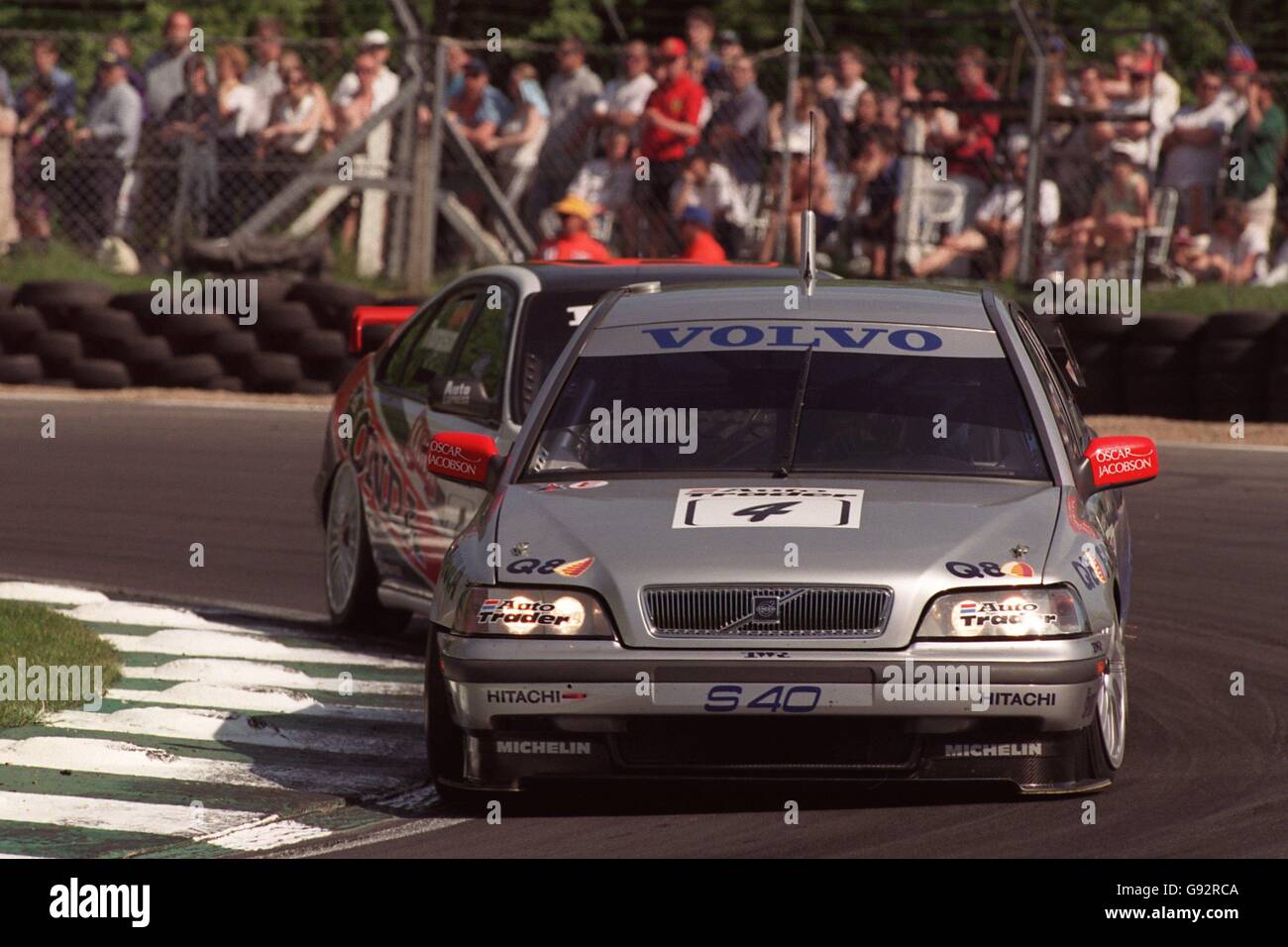 Motor Sport - RAC BTCC - Brands Hatch. Rickard Rydell leads James ...