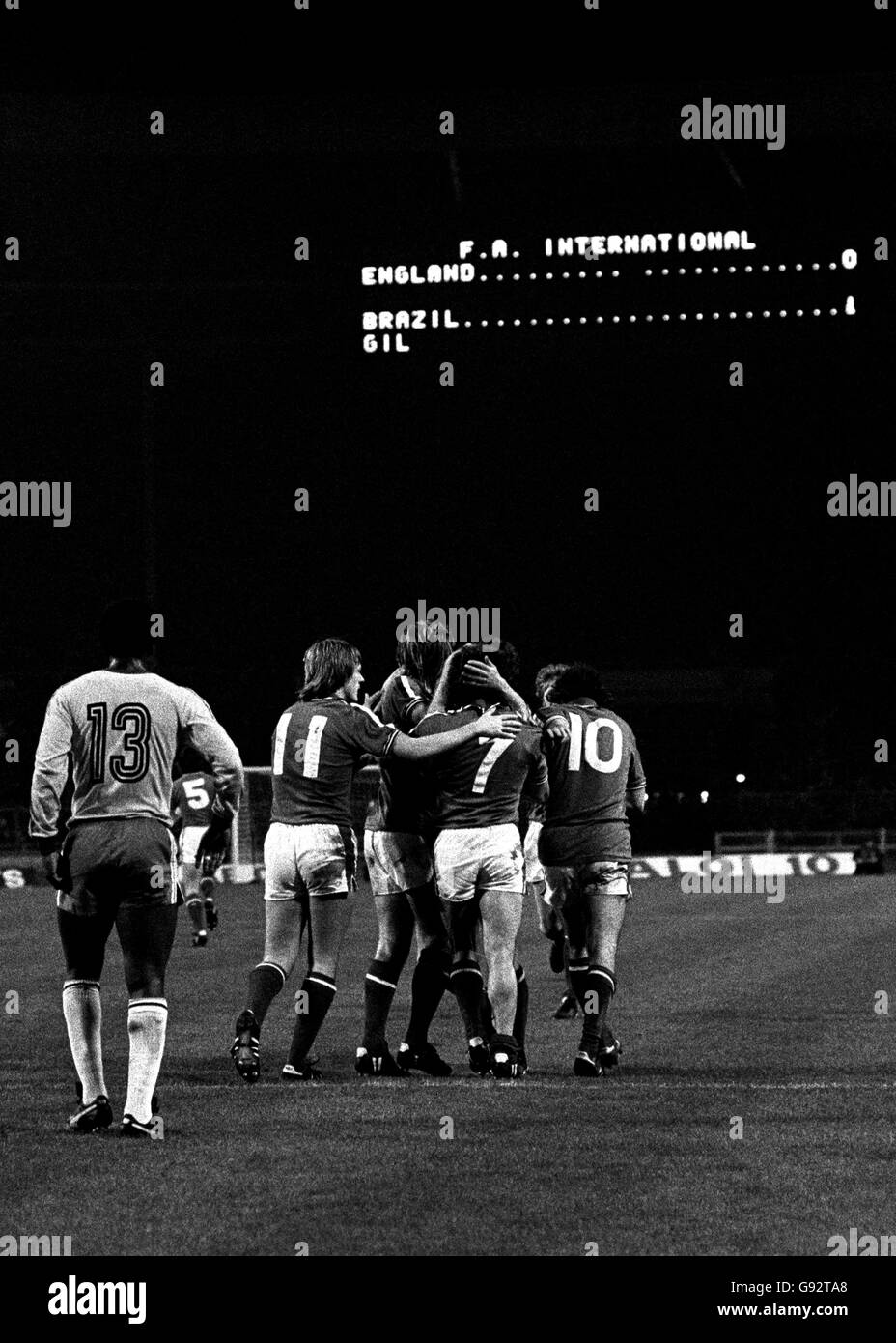 Friendly - England v Brazil - Wembley Stadium Stock Photo - Alamy