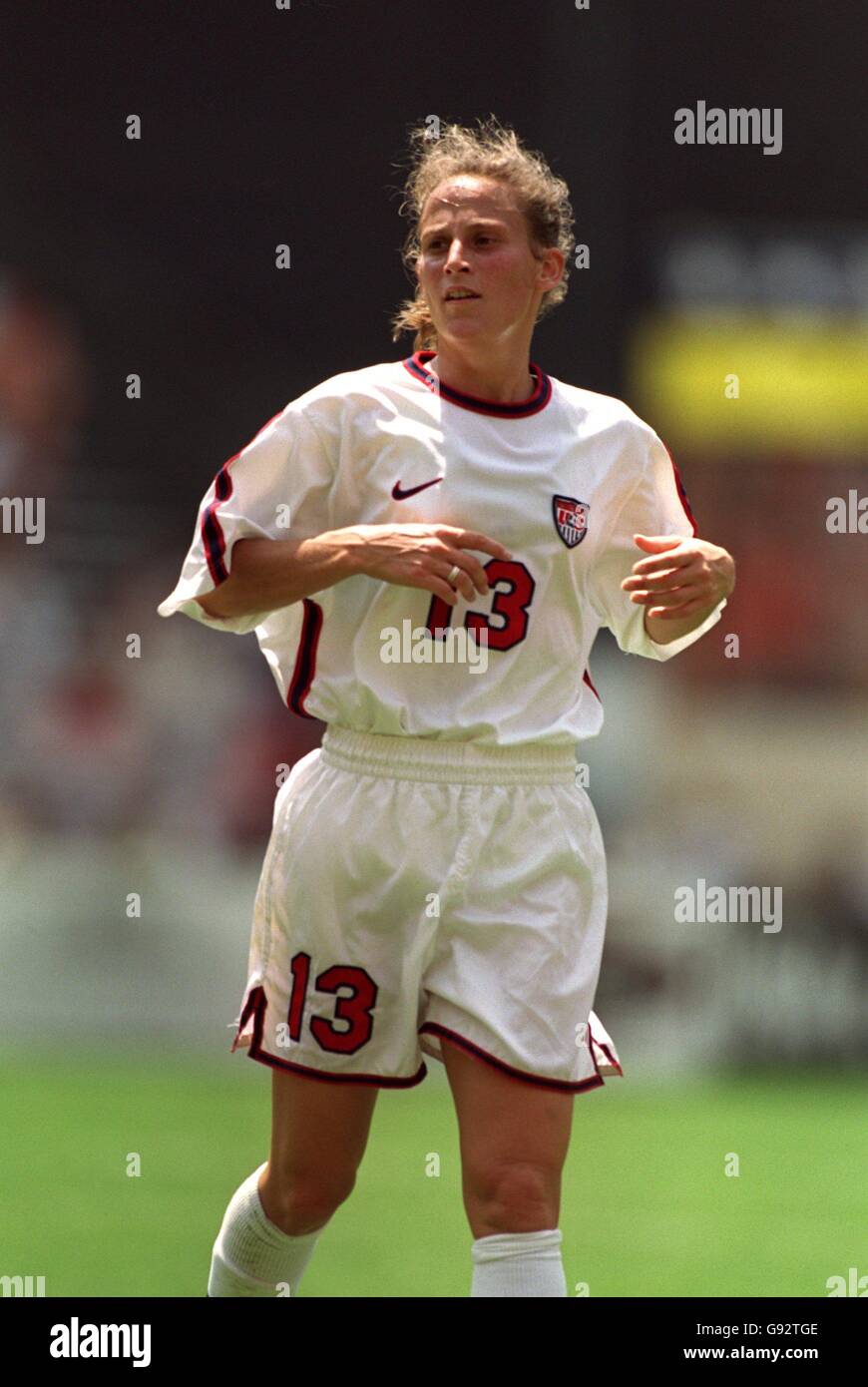 Usas kristine lilly during the match hi-res stock photography and ...