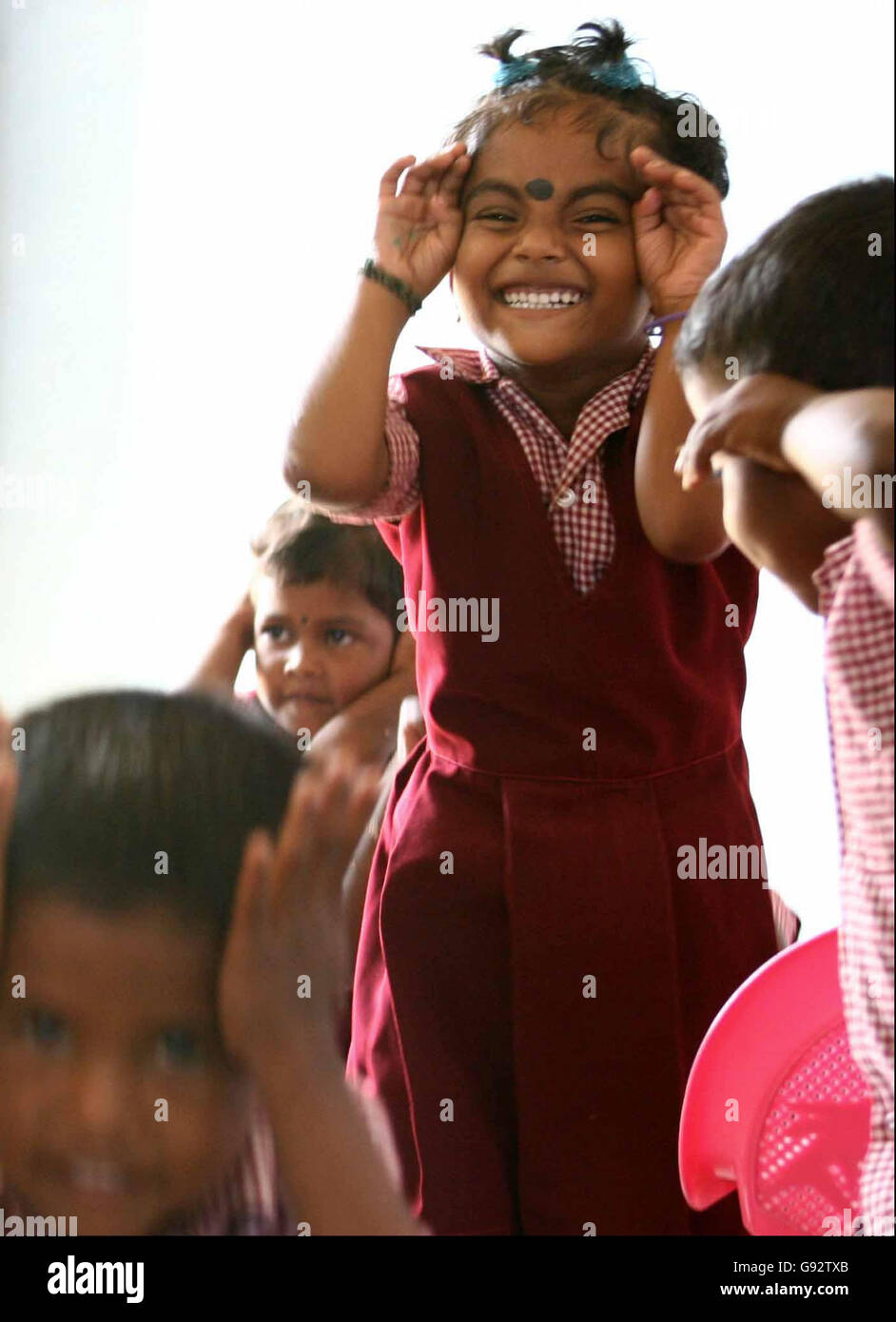 Children from the Primary School play at a school Trincomalee ...