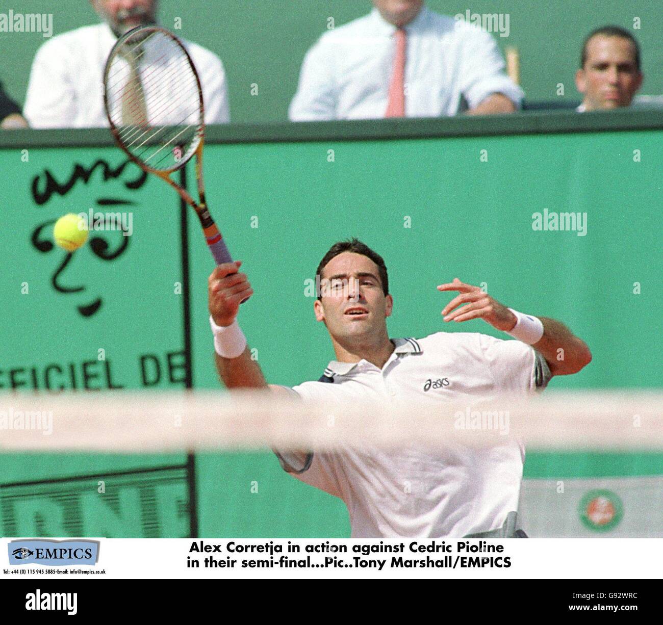 Alex corretja v cedric pioline hi-res stock photography and images - Alamy