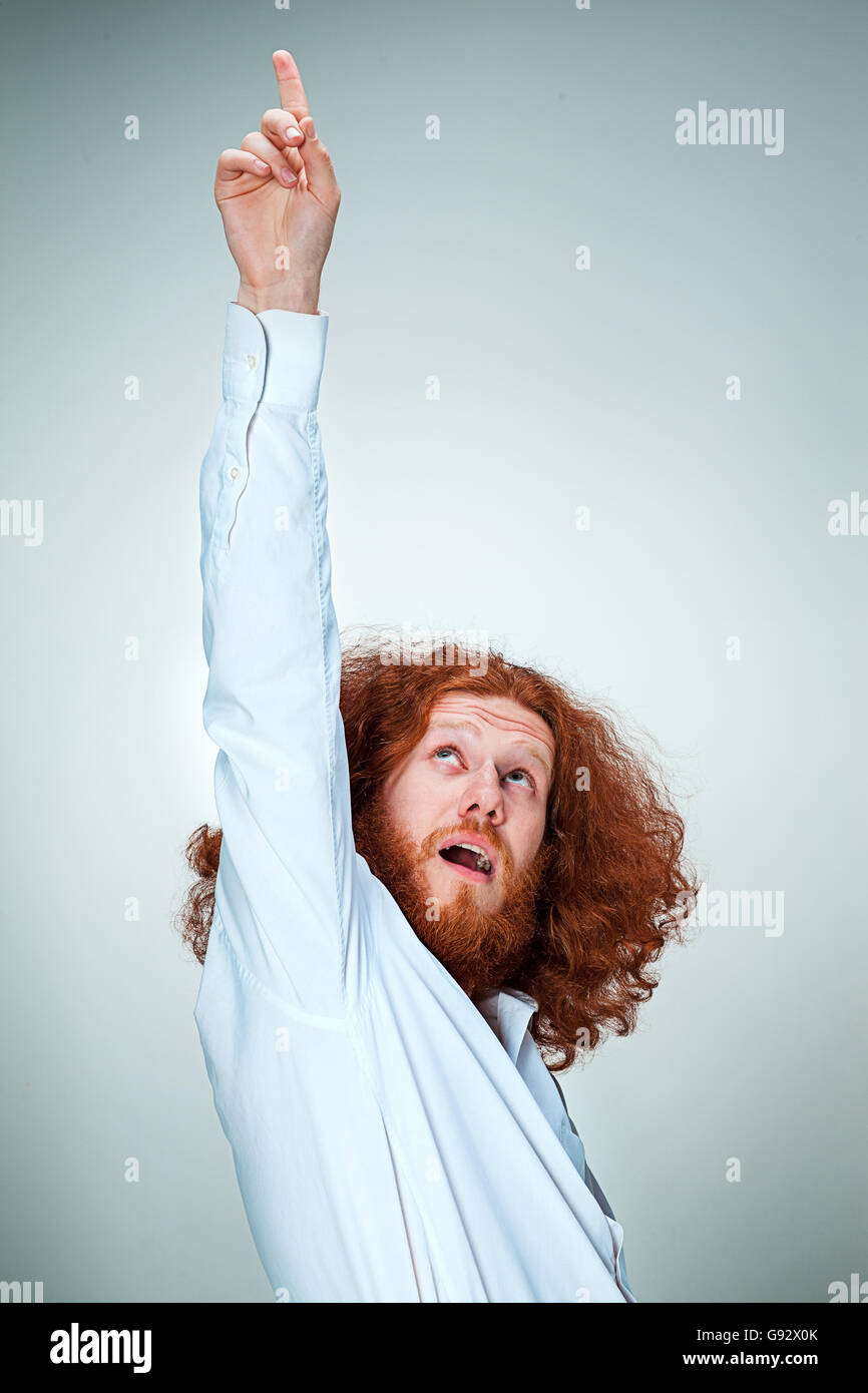 Portrait handsome shocked adult hi-res stock photography and images - Alamy