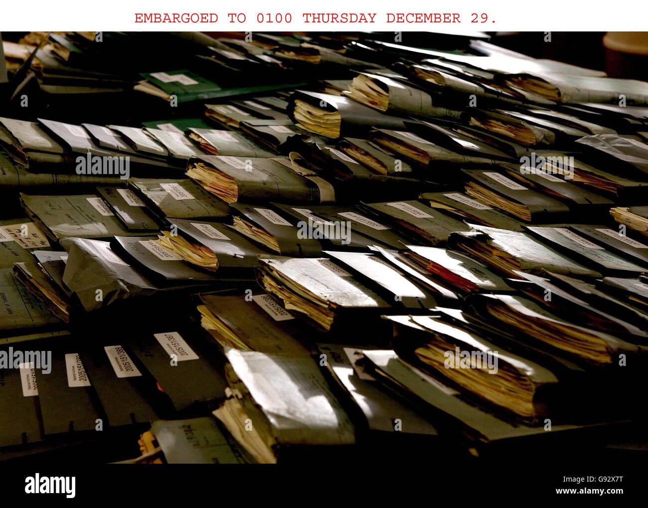 History records hi-res stock photography and images - Alamy