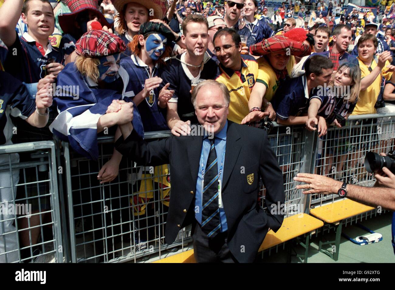 Soccer - World Cup France 98 - Group A - Brazil v Scotland Stock Photo ...