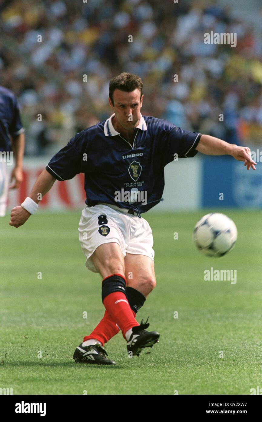 Soccer - World Cup France 98 - Group A - Brazil v Scotland. Scotland's ...