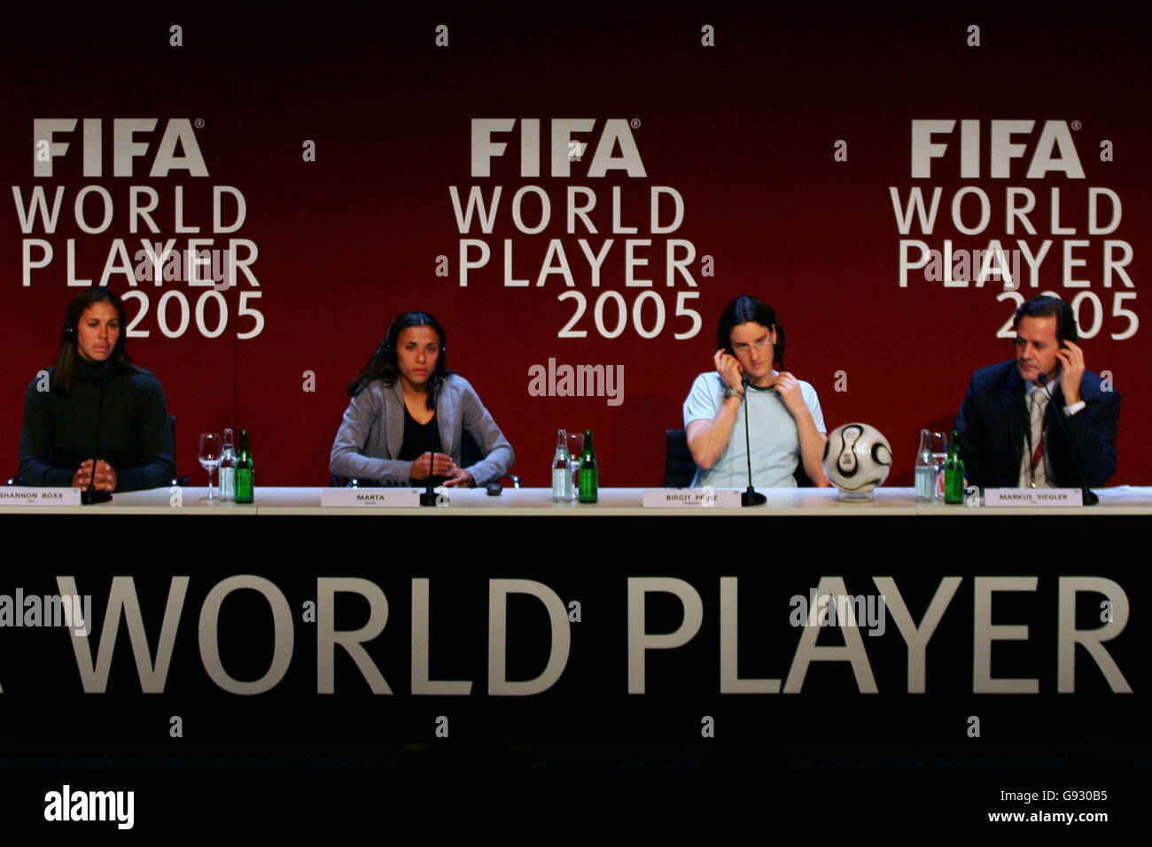 Soccer - FIFA World Player of the Year 2005 - Zurich Opera House Stock ...