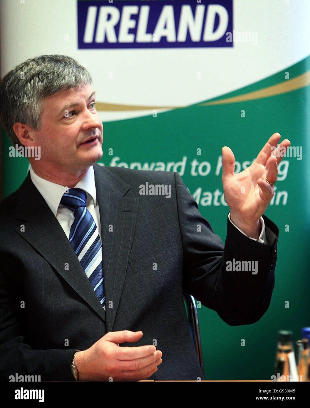 Chief Executive of Failte Ireland Sean Quinn during a press conference ...