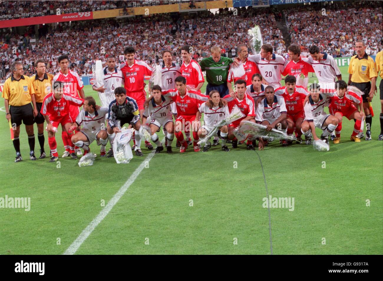 Soccer - World Cup France 98 - Group F - USA v Iran Stock Photo - Alamy