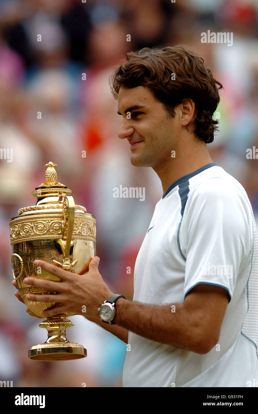 Tennis - Wimbledon Championships 2005 - Men's Final - Roger Federer v ...