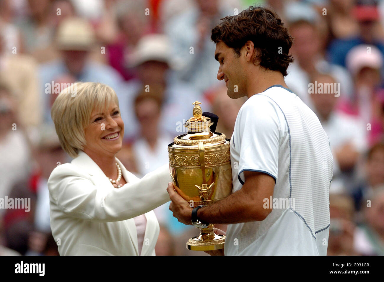 Tennis - Wimbledon Championships 2005 - Men's Final - Roger Federer v ...