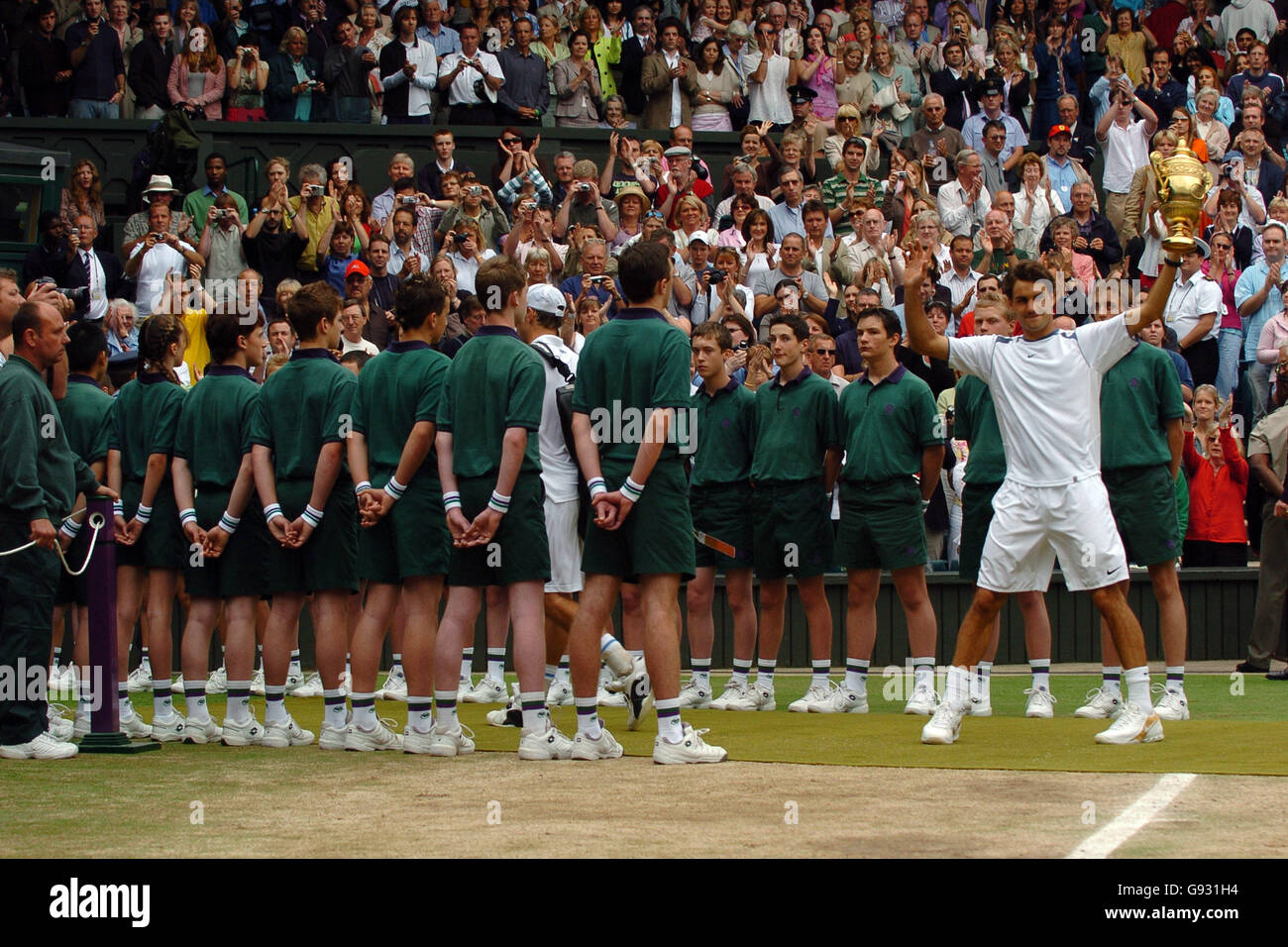 Tennis - Wimbledon Championships 2005 - Men's Final - Roger Federer v ...