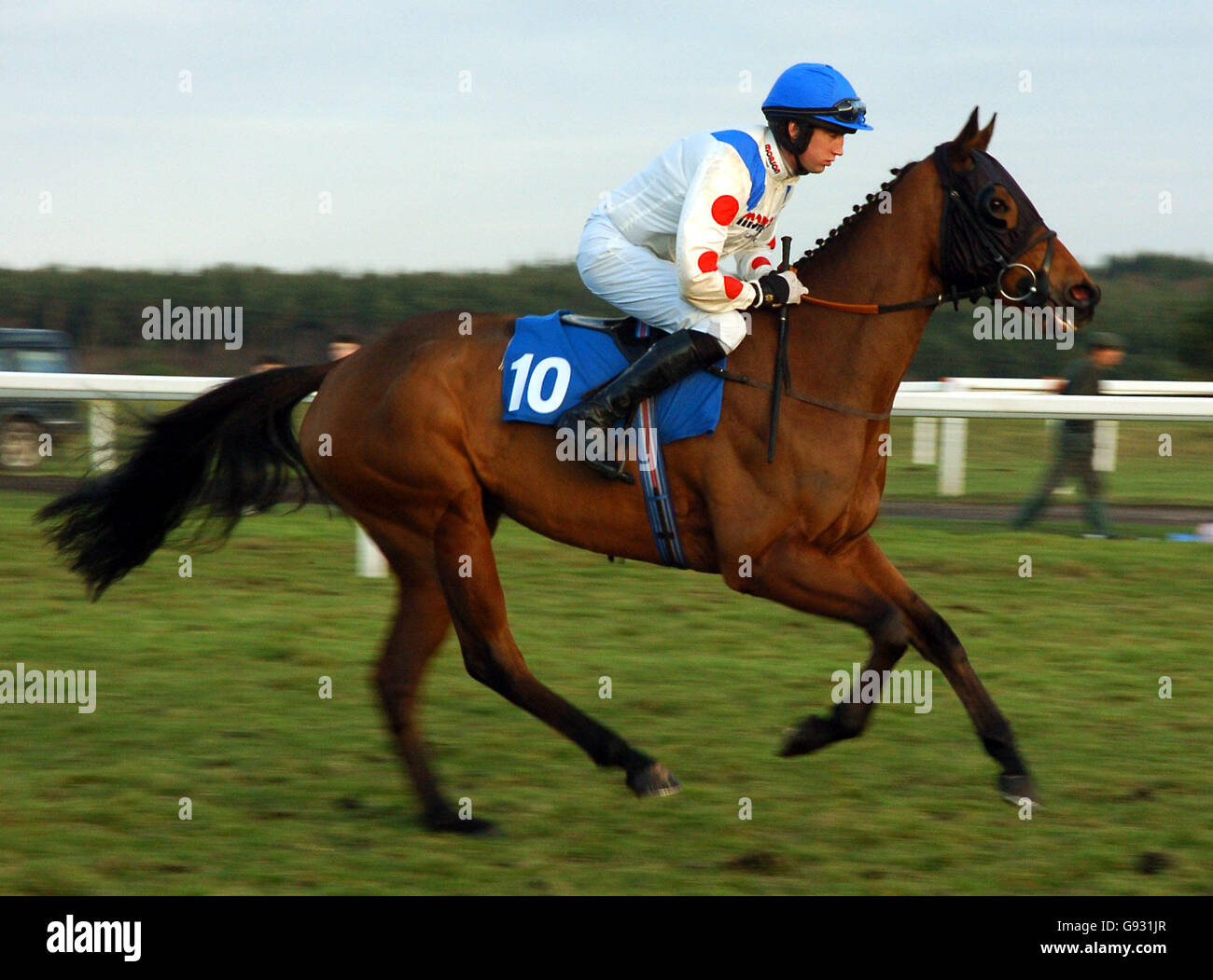 Horse Racing - New Year's Day Meeting - Exeter Racecourse Stock Photo ...