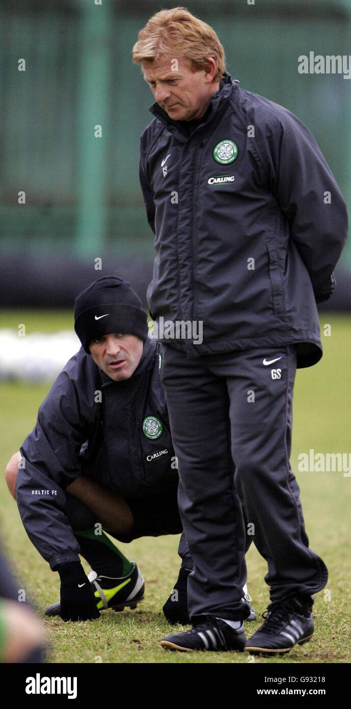 Celtic training barrowfield glasgow hi-res stock photography and images ...