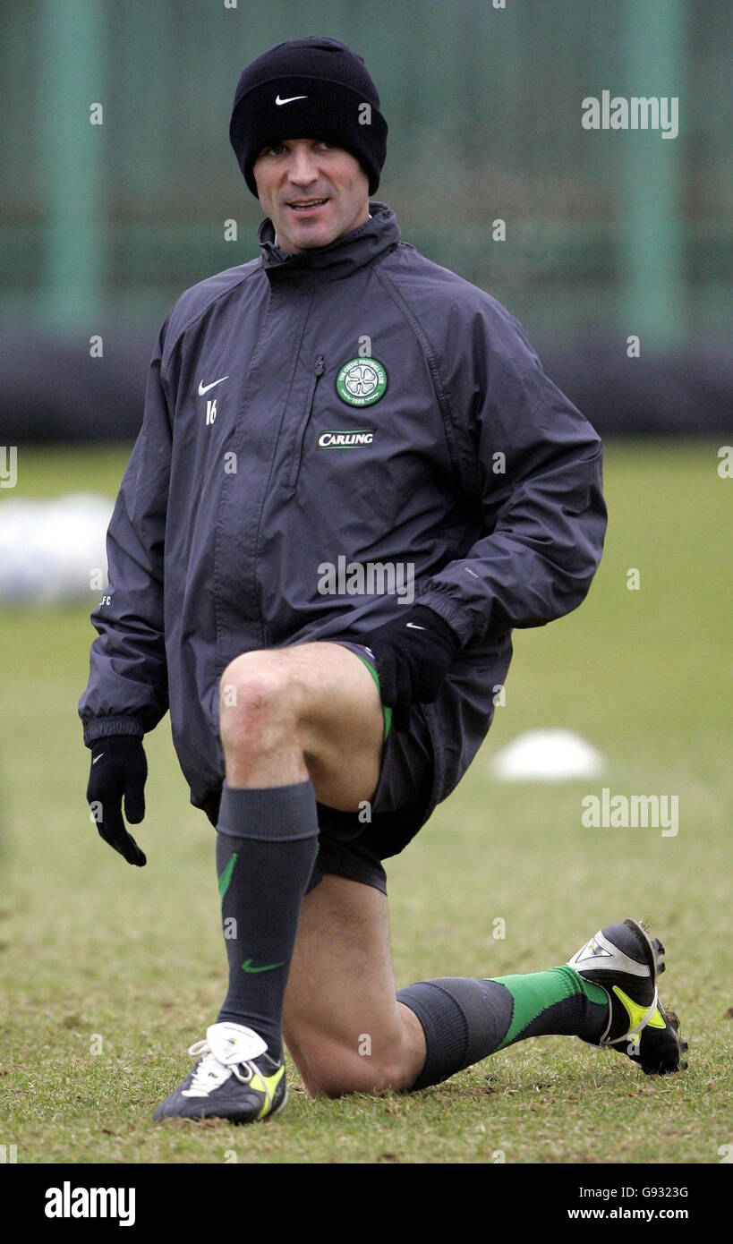 Soccer celtic training barrowfield training ground hi-res stock ...