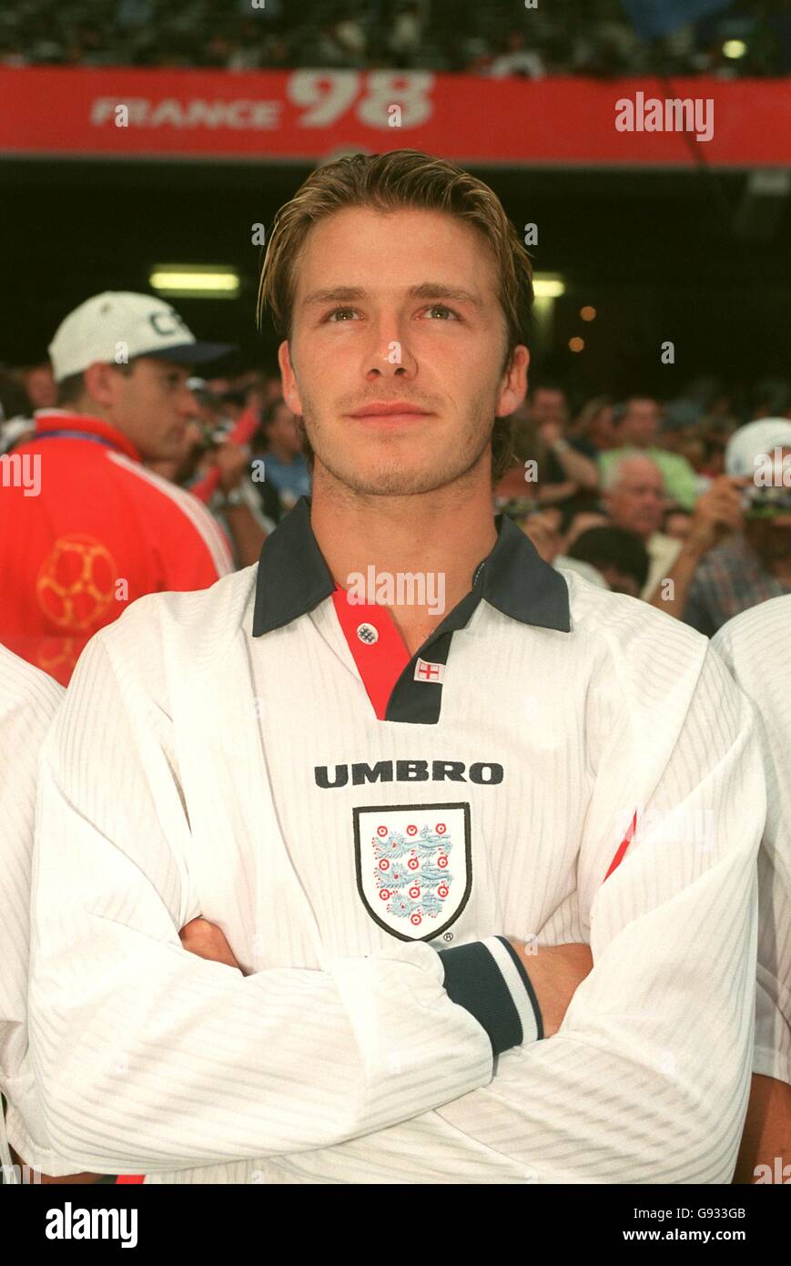 David beckham world cup 98 hi-res stock photography and images - Alamy