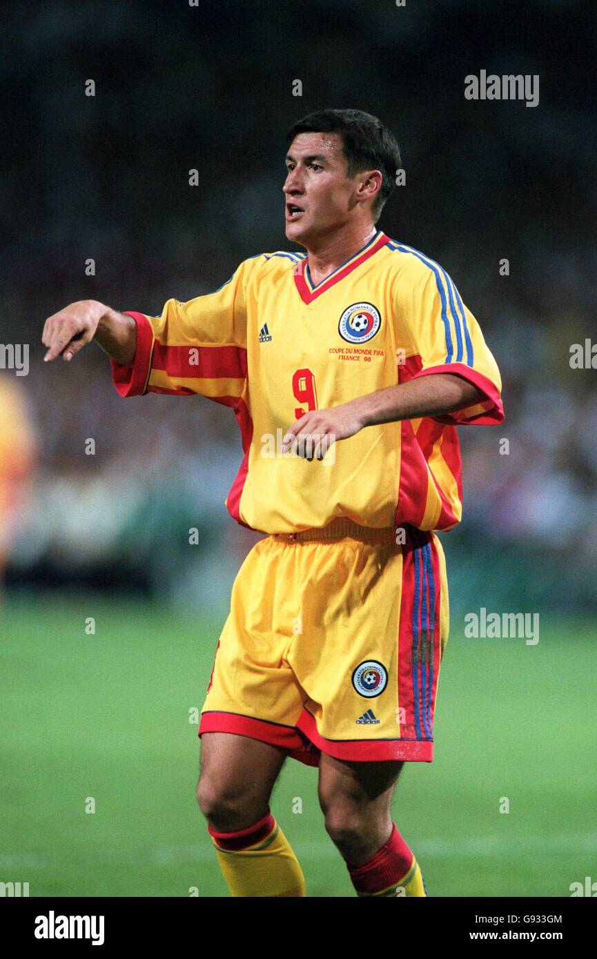 Soccer - World Cup France 98 - Group G - Romania v England. Romania's ...