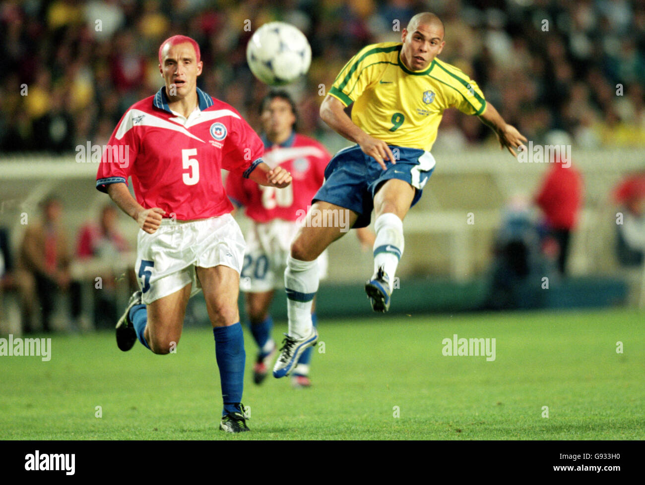Brazils ronaldo right shoots goal hi-res stock photography and images ...