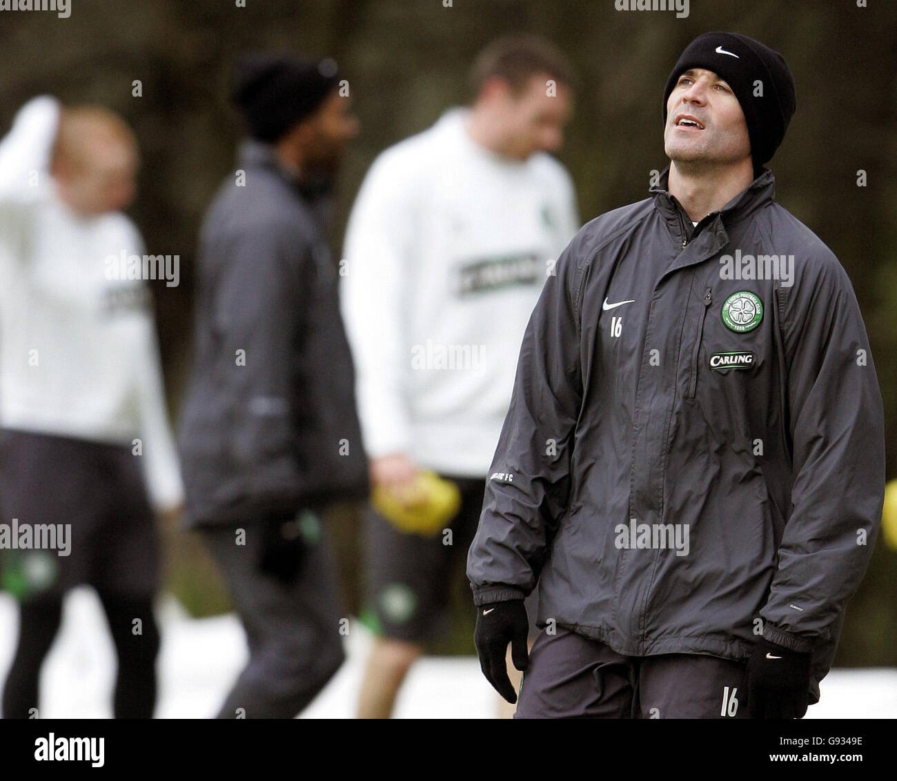 Celtic's Roy Keane during a training session at Barrowfield training ...