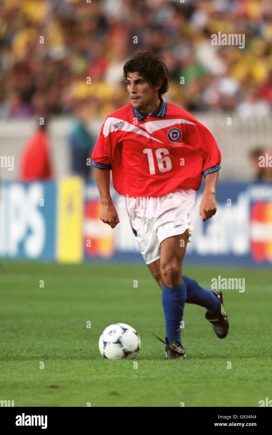 Soccer - World Cup France 98 - Second Round - Brazil v Chile Stock ...