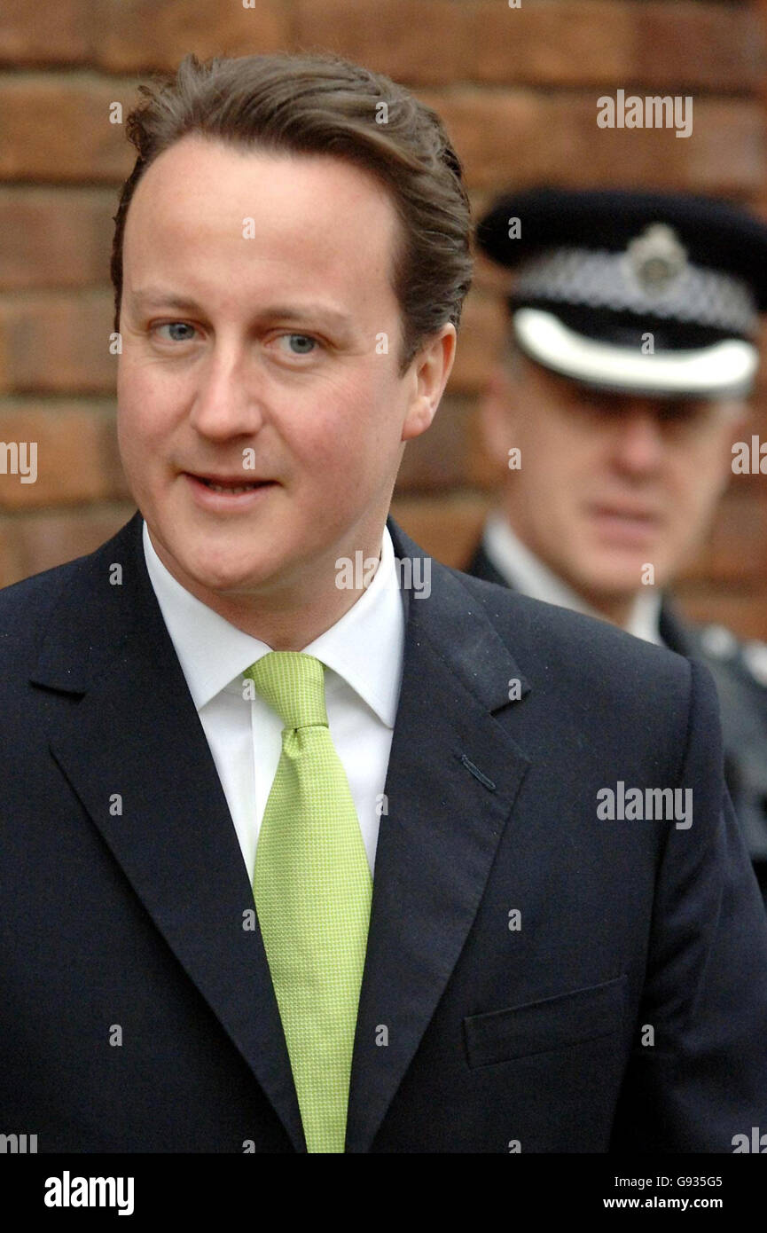 David Cameron Police Proposals Stock Photo - Alamy