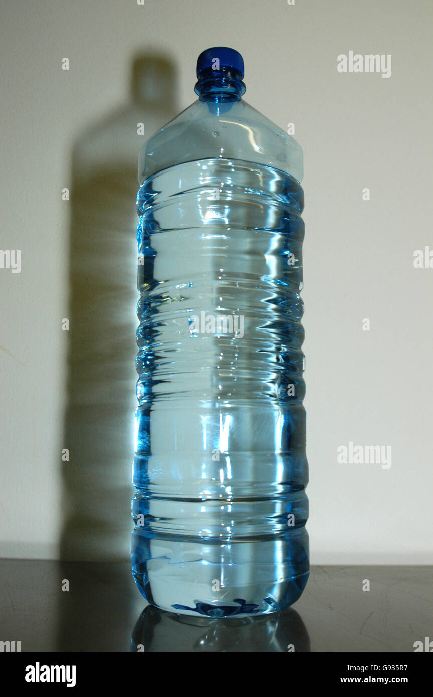 A 2 litre bottle of water without labelling Stock Photo - Alamy