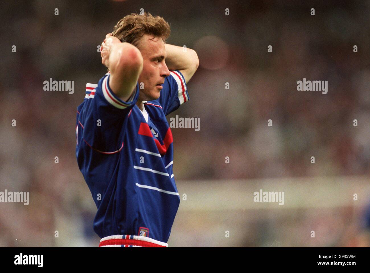 Soccer world cup france 98 final brazil v france hi-res stock ...